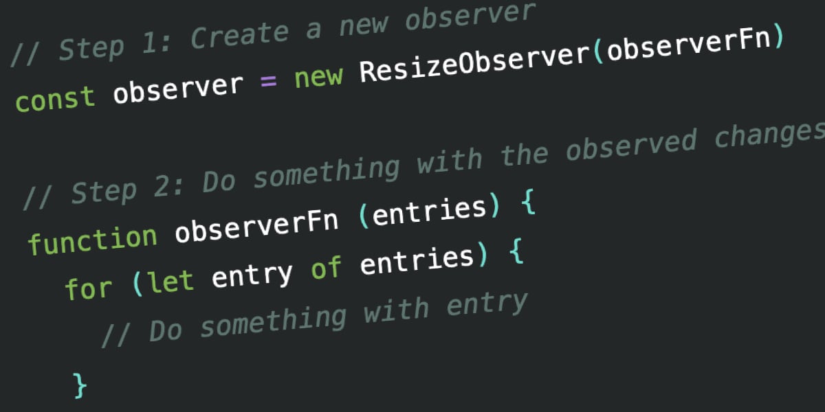 A Higher API for the Resize Observer – blog.aimactgrow.com