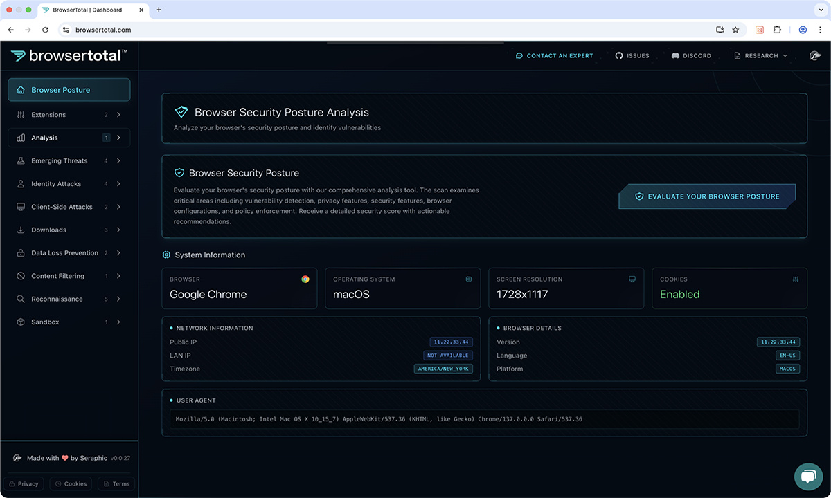 Seraphic Safety Unveils BrowserTotal™ – Free AI-Powered Browser Safety ...