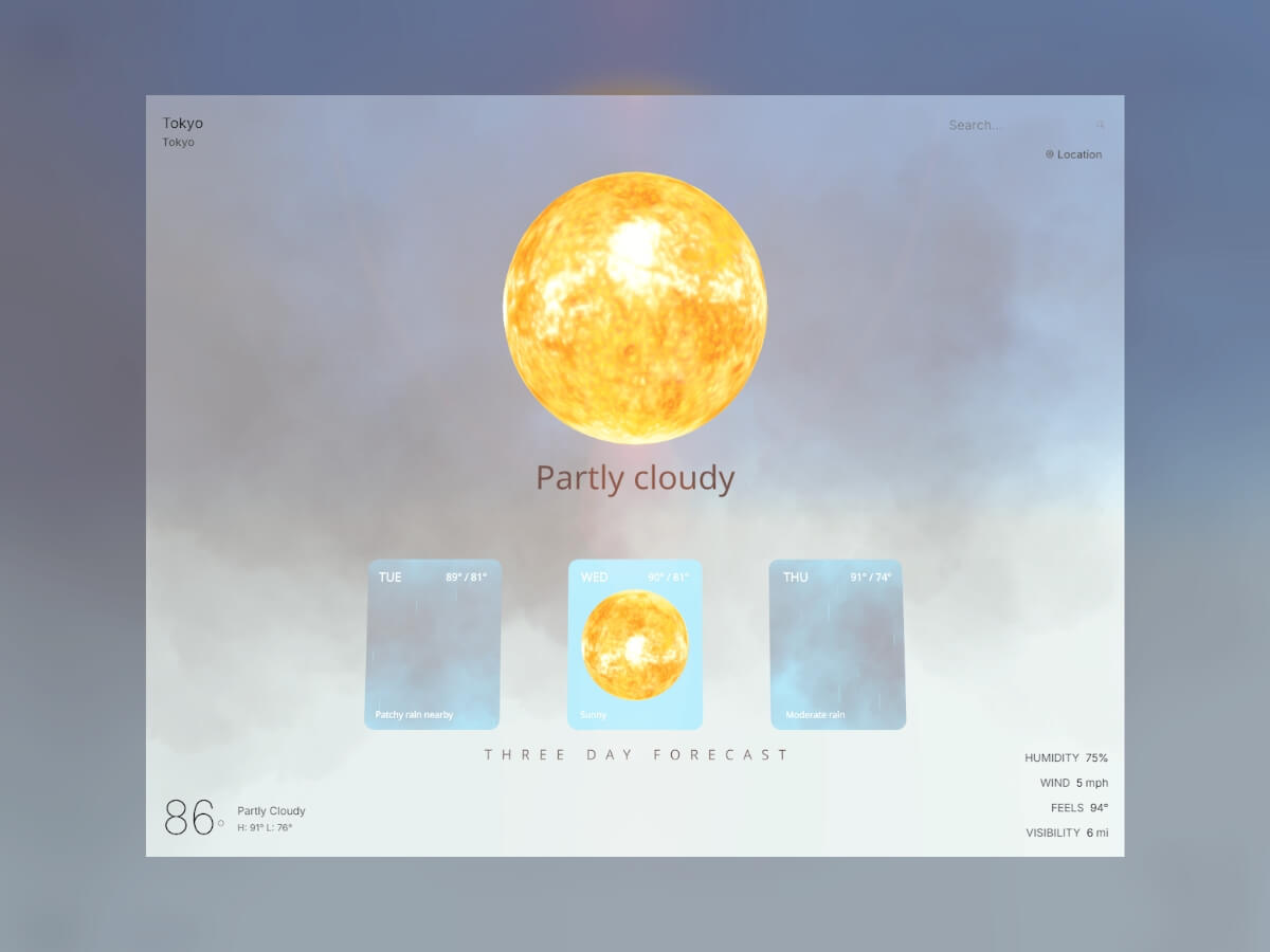 Creating an Immersive 3D Climate Visualization with React Three Fiber ...
