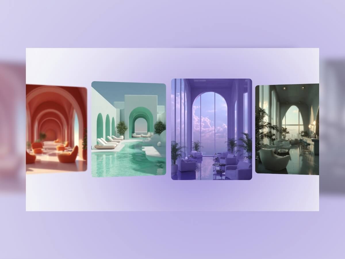 Constructing a 3D Infinite Carousel with Reactive Background Gradients ...