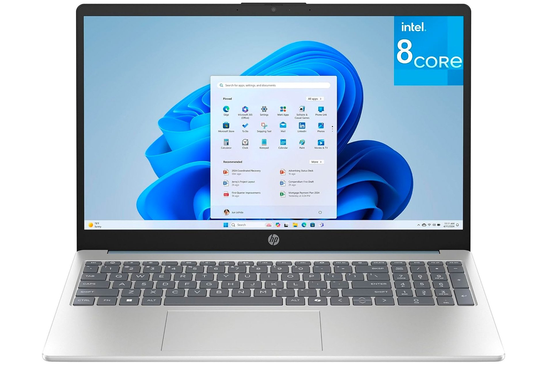 Skip the MacBook, HP 15-Inch Home windows 11 Laptop computer Dropped 77 ...