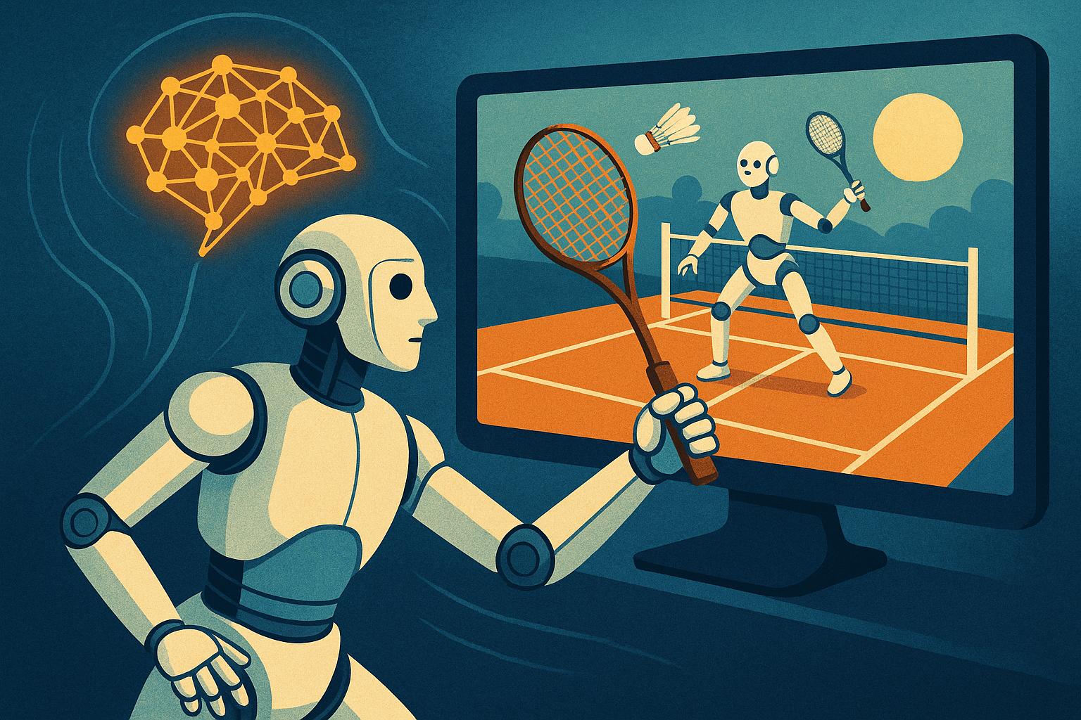 Robotic Learns Badminton through AI Simulation – blog.aimactgrow.com